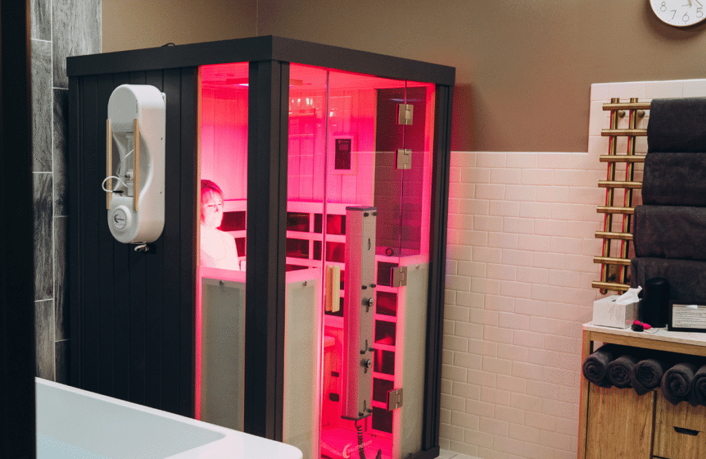 Infrared Sauna with Red Light Therapy - Detox, Heal, and Recharge